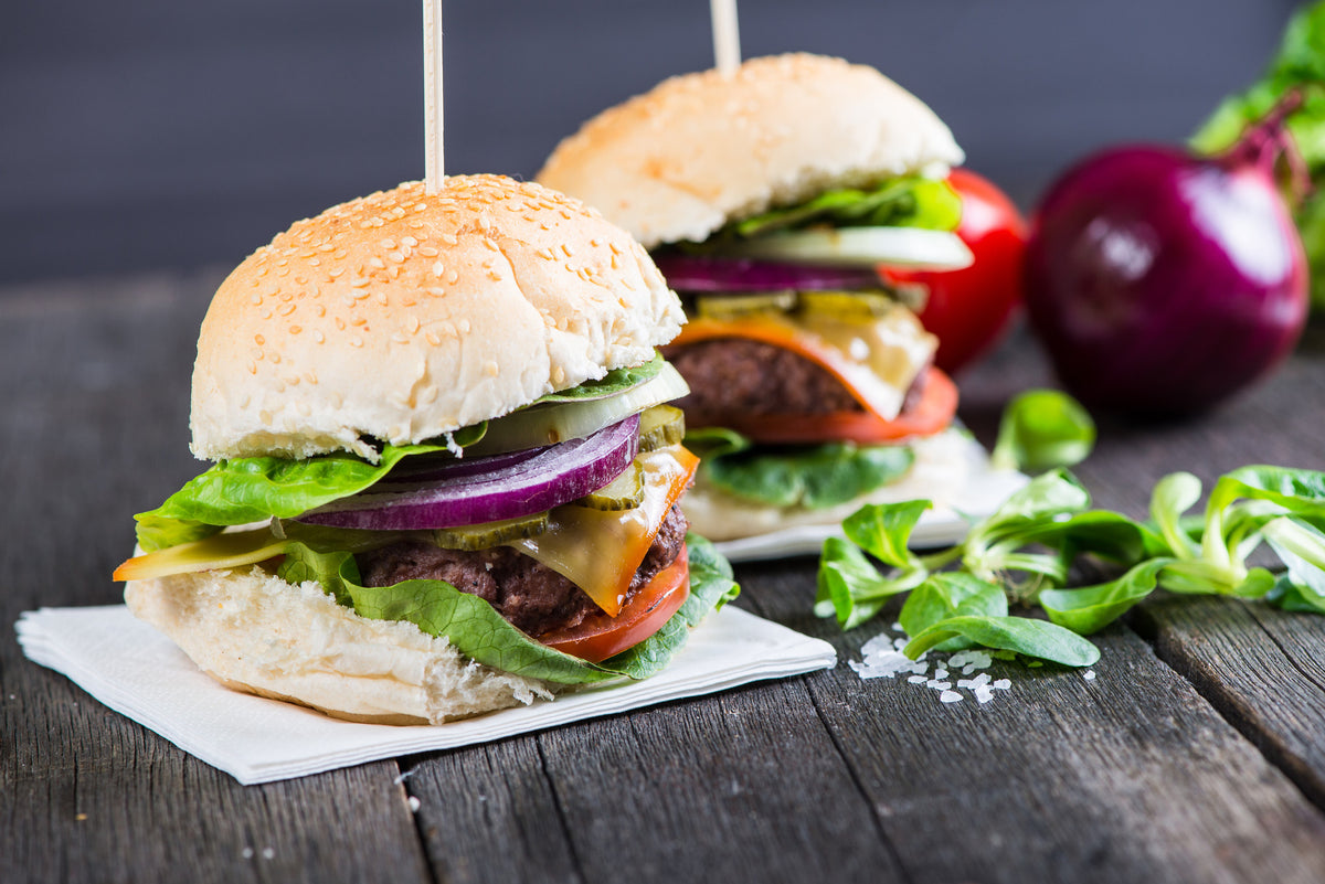 The Great Canadian Burger with Blue Cheese & Bacon — Goodness Me!