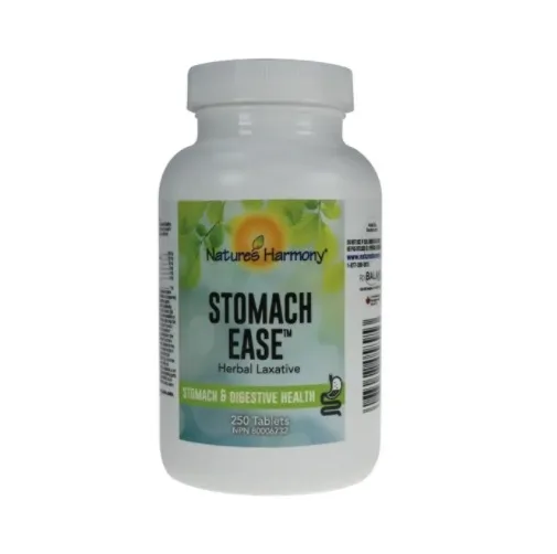 Nature's Harmony - Stomach Ease Herbal Laxative, 250 TABS — Goodness Me!