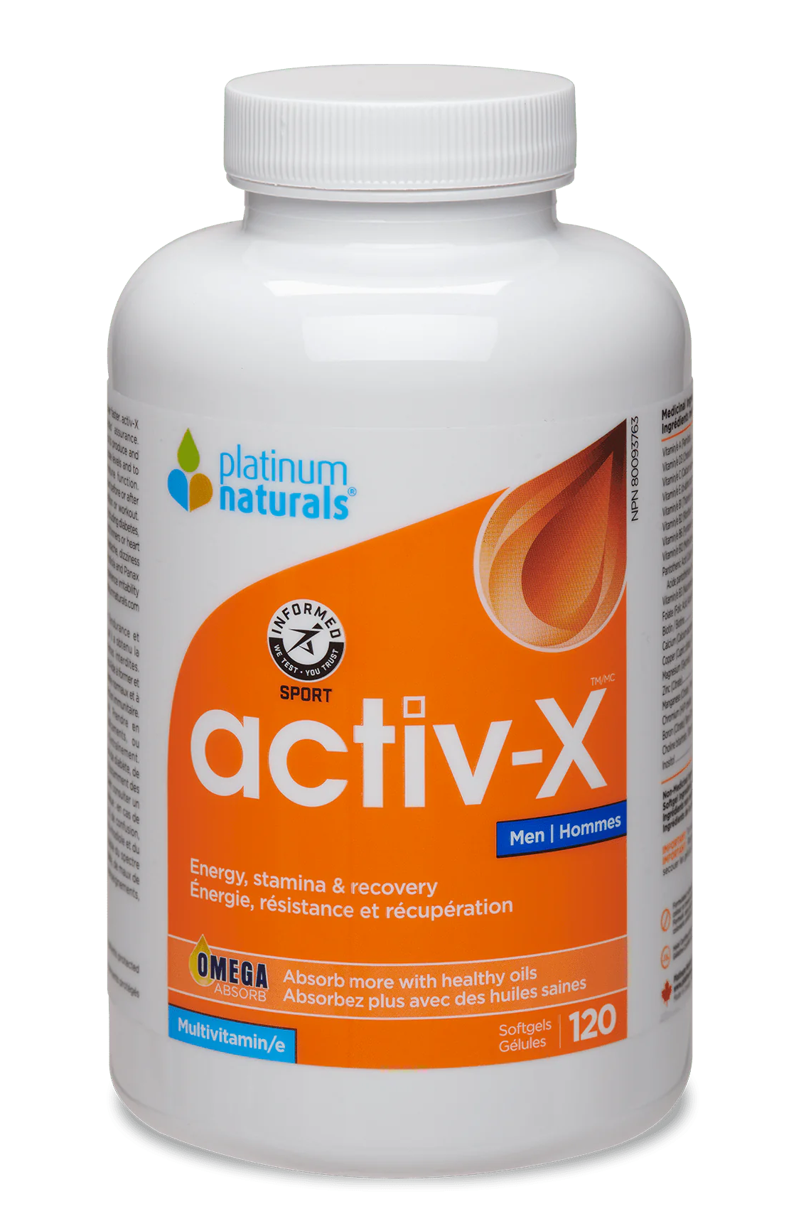 Platinum Naturals - Activ-x For Men, 120 CAPS — Goodness Me!