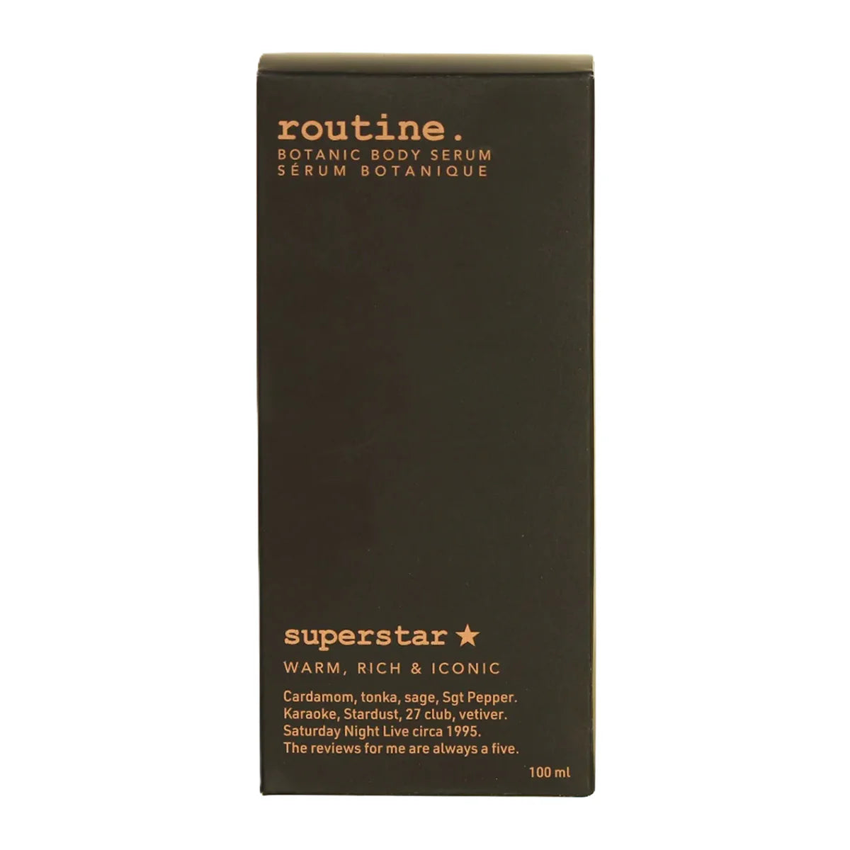 Routine Natural Deodorant - Superstar - Body Serum, 100 mL — Goodness Me!