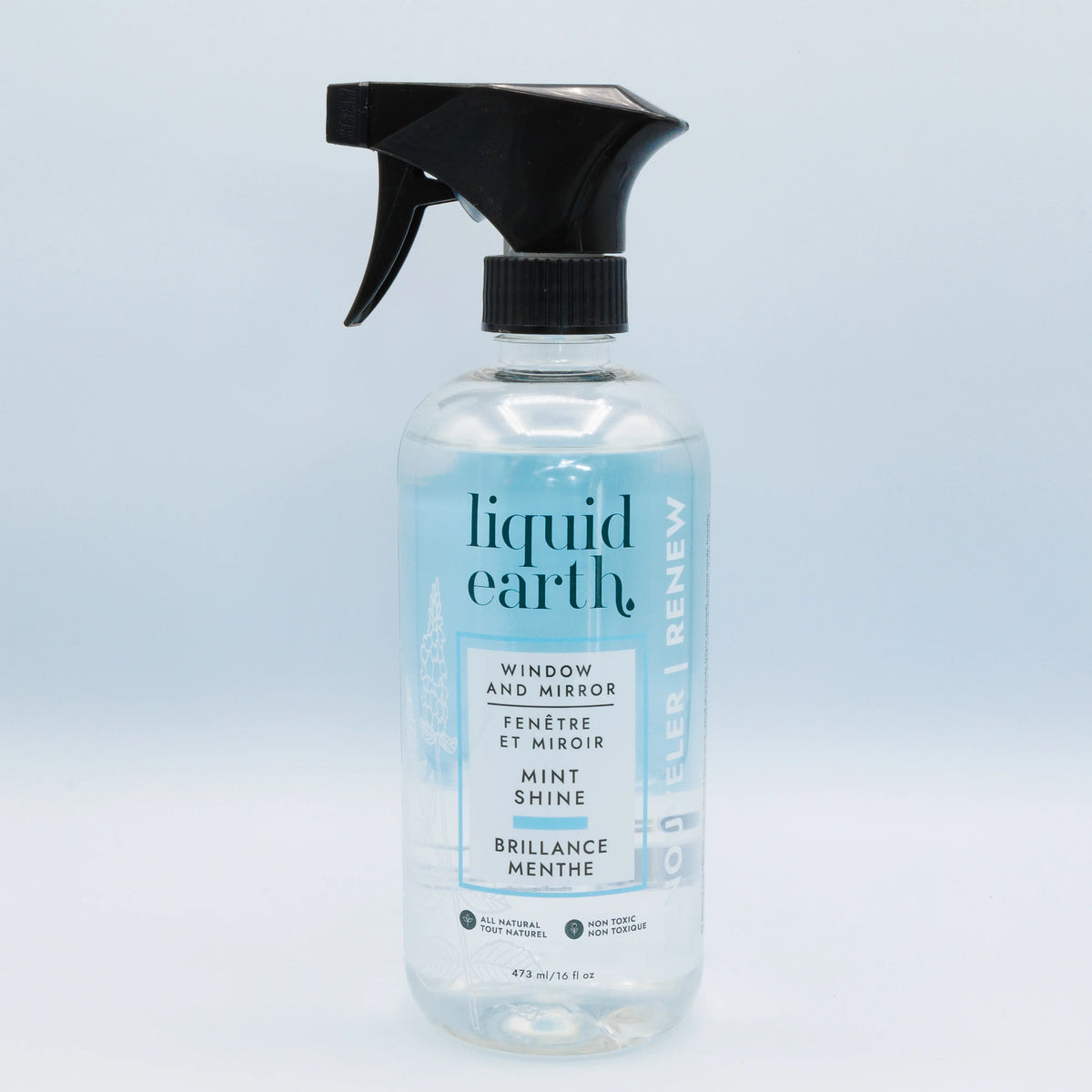 Liquid Earth - Window Cleaner - Mint Shine, 473 mL — Goodness Me!