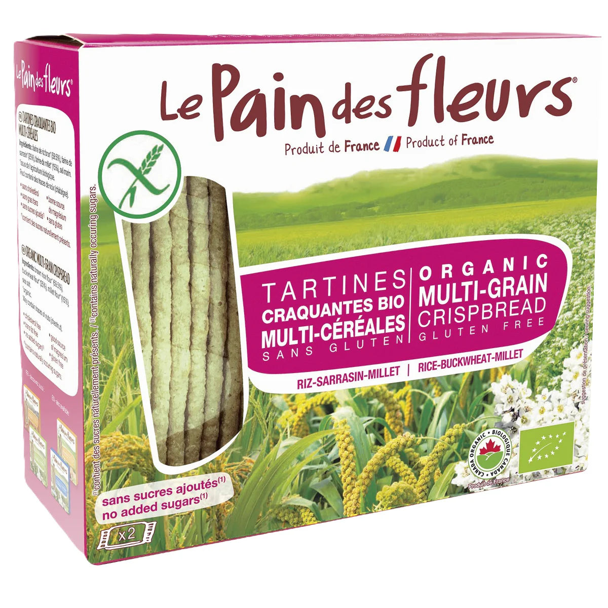 Le Pain des Fleurs - Multi-Grain Glut Free Crispbrd, 150 g — Goodness Me!