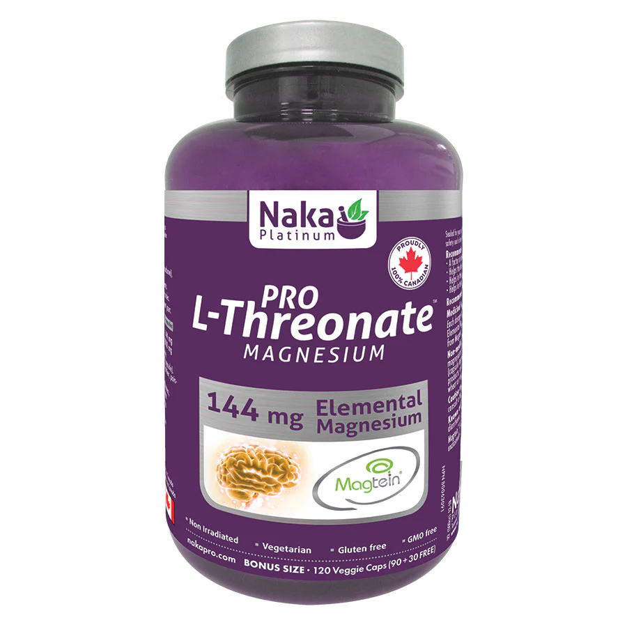 Naka Platinum - Pro L-Threonate Magnesium, 120 VCAPS — Goodness Me!