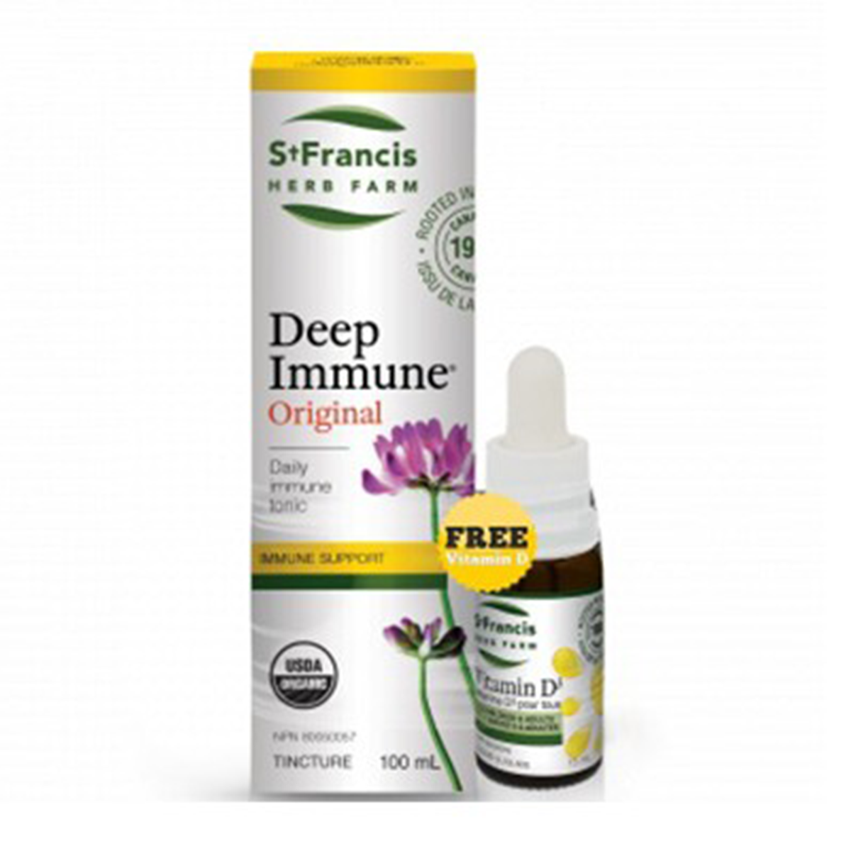 St. Francis - Deep Immune Original+Vitamin D, 100 mL + 15 mL — Goodness Me!