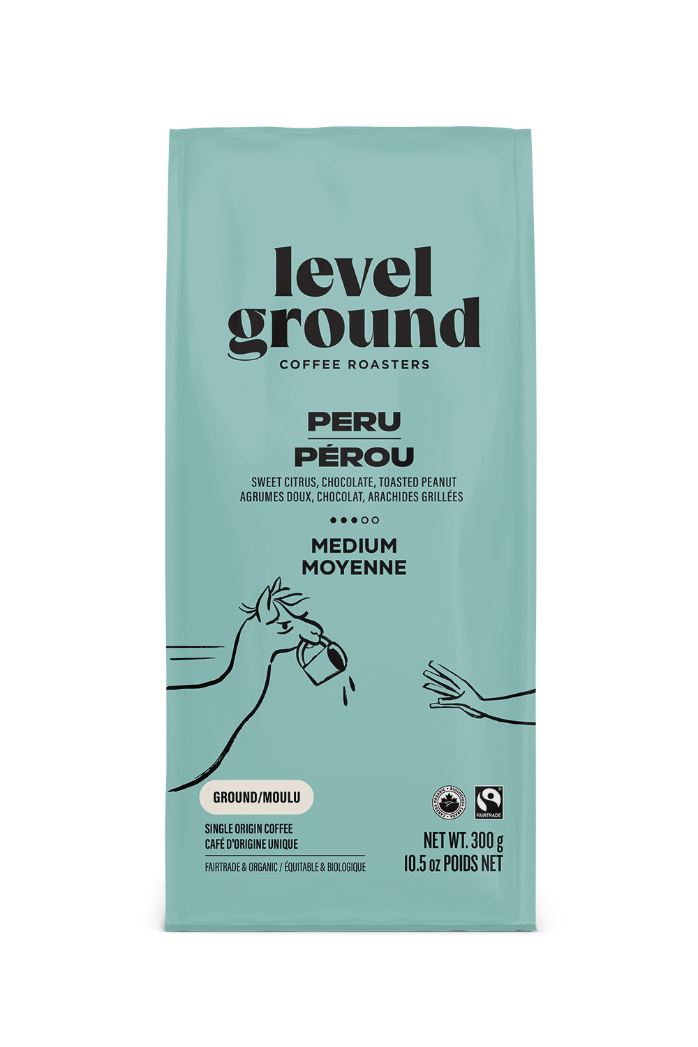 Level Ground Trading Ltd - Peru, Medium & Smooth, Ground, 300 g ...