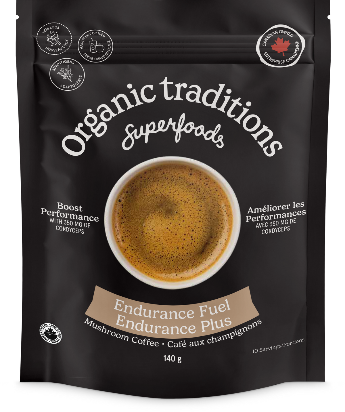 Organic Traditions - Functional Coffee, Endurance Fuel, 100 g ...