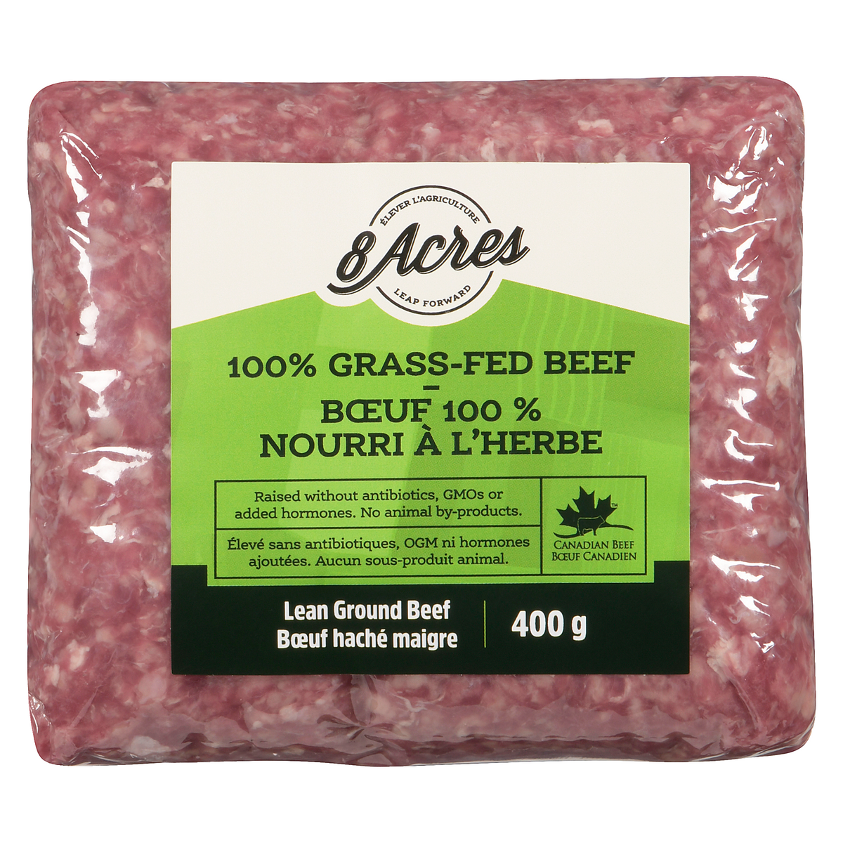 8 Acres - Grass Fed Lean Ground Beef, 400 g — Goodness Me!
