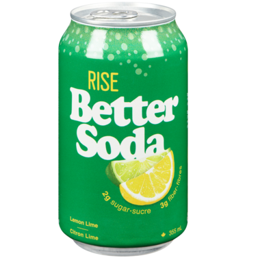 Rise - Soda Lemon Lime, 355 mL — Goodness Me!
