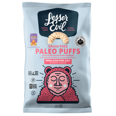 Lesser Evil - Paleo Puffs- Himalayan Pink Salt, 140 g — Goodness Me!