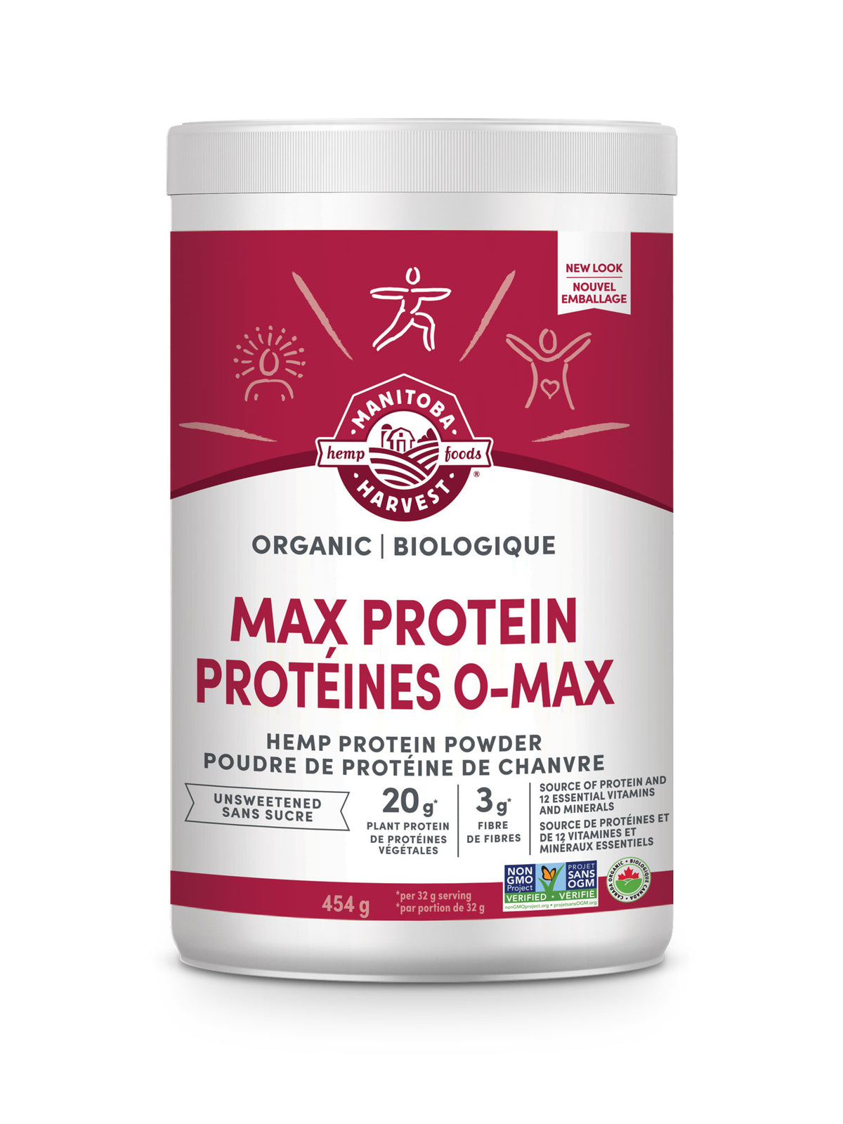 Manitoba Harvest - Hemp Yeah! Max Protein Powder - Unsweetened, 454 g ...
