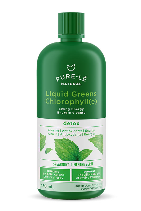 Pure-le Natural - Liquid Greens Chlorophyll - Spearmint, 450 mL ...