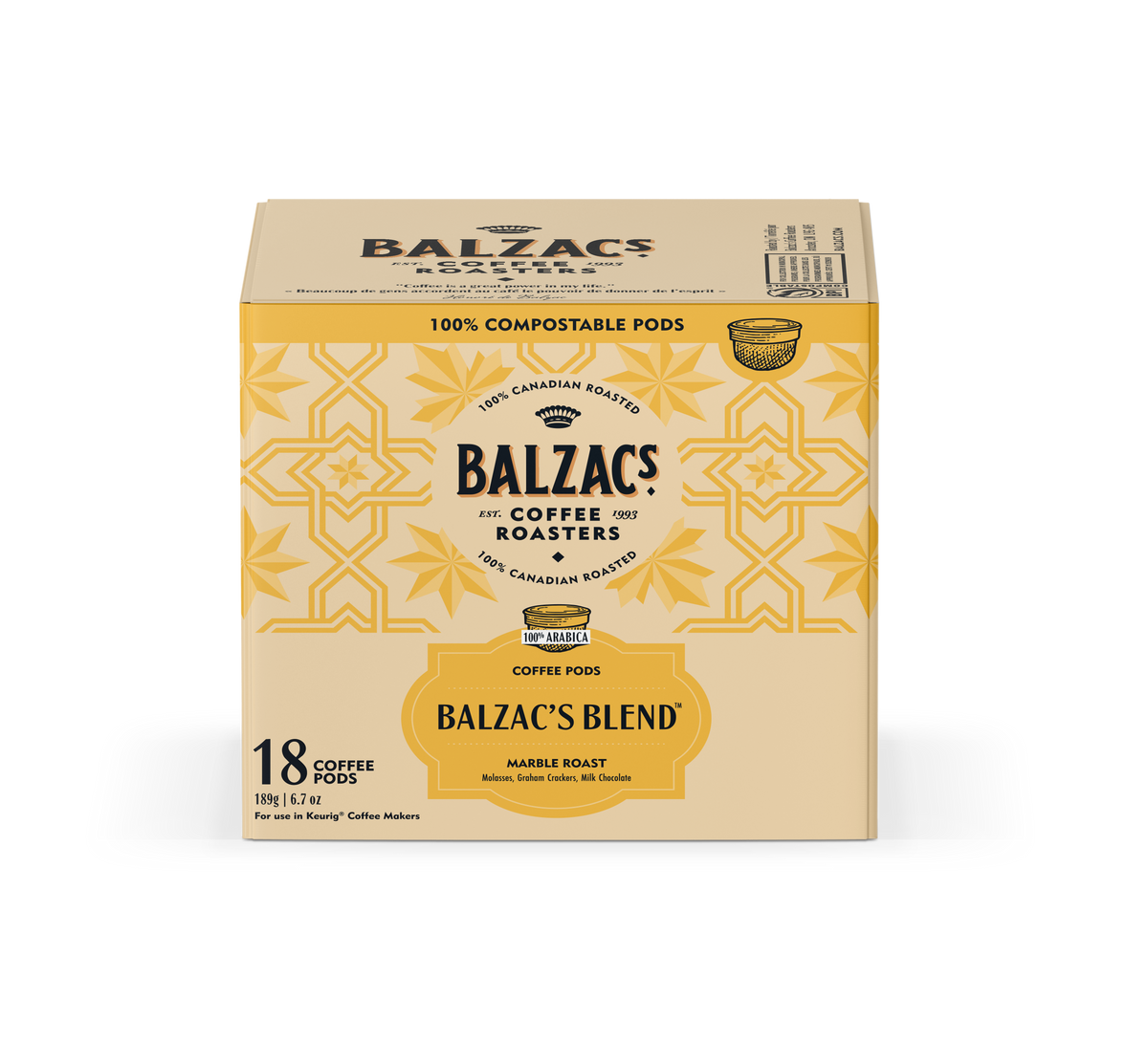 Balzac's - Balzac's Blend, Single Serve, 18 Count — Goodness Me!