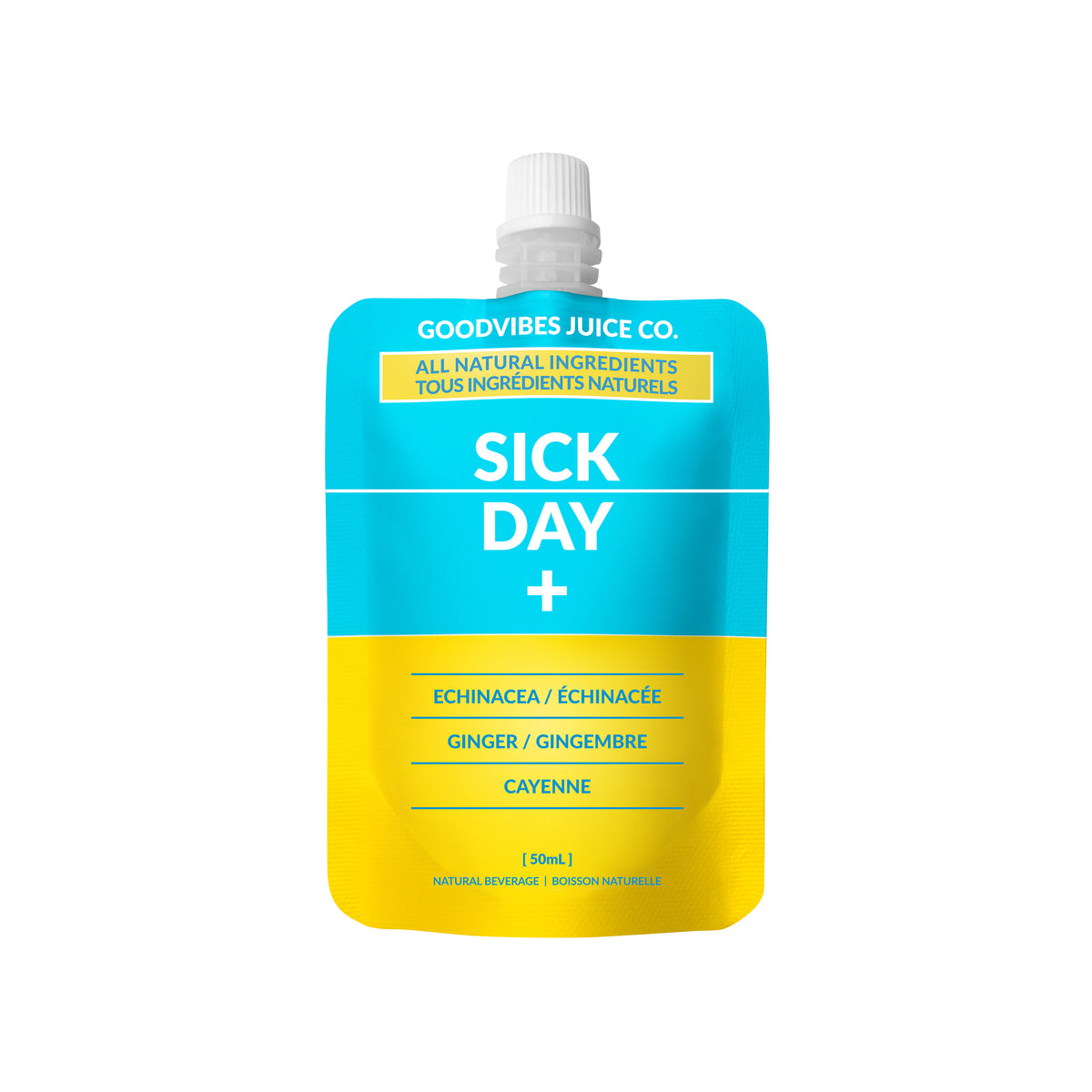 Sick Day - Natural Beverage Immunity Shot, 50 mL — Goodness Me!