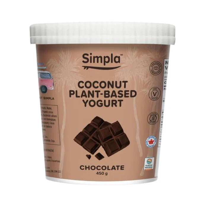 Simpla - Coconut Yogurt - Chocolate, 450 g — Goodness Me!