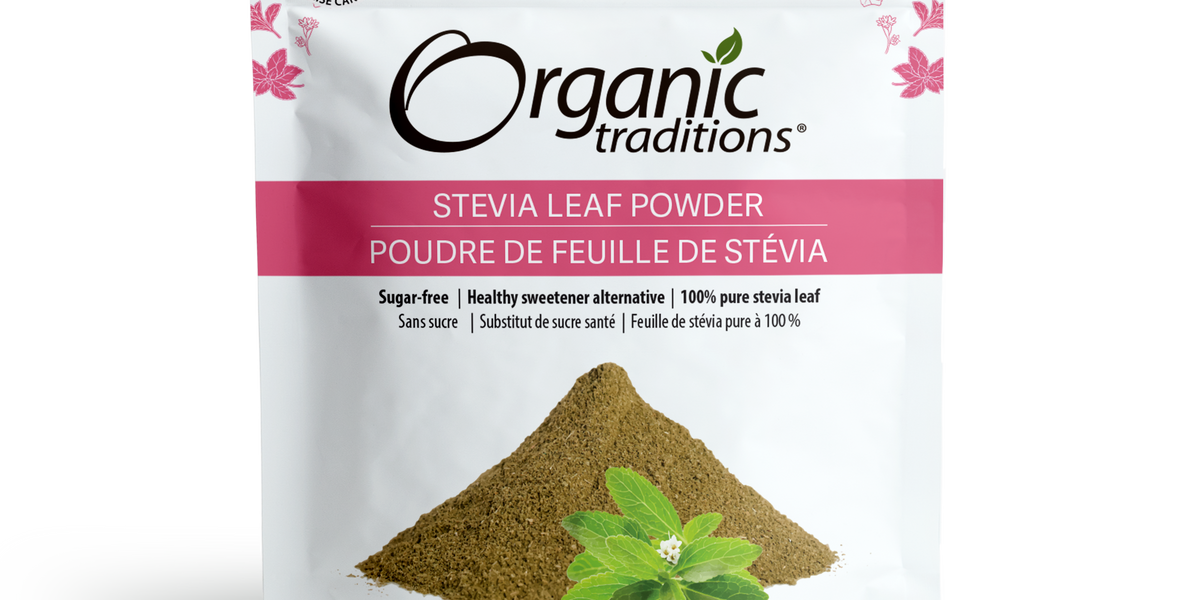 Organic Green Stevia Leaf Powder - 100 g — Goodness Me!