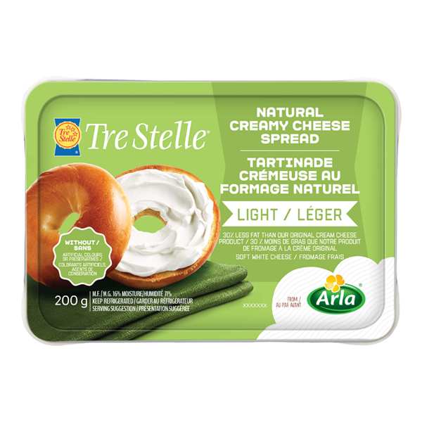 Tre Stelle - Cream Cheese - Light, 200 g — Goodness Me!