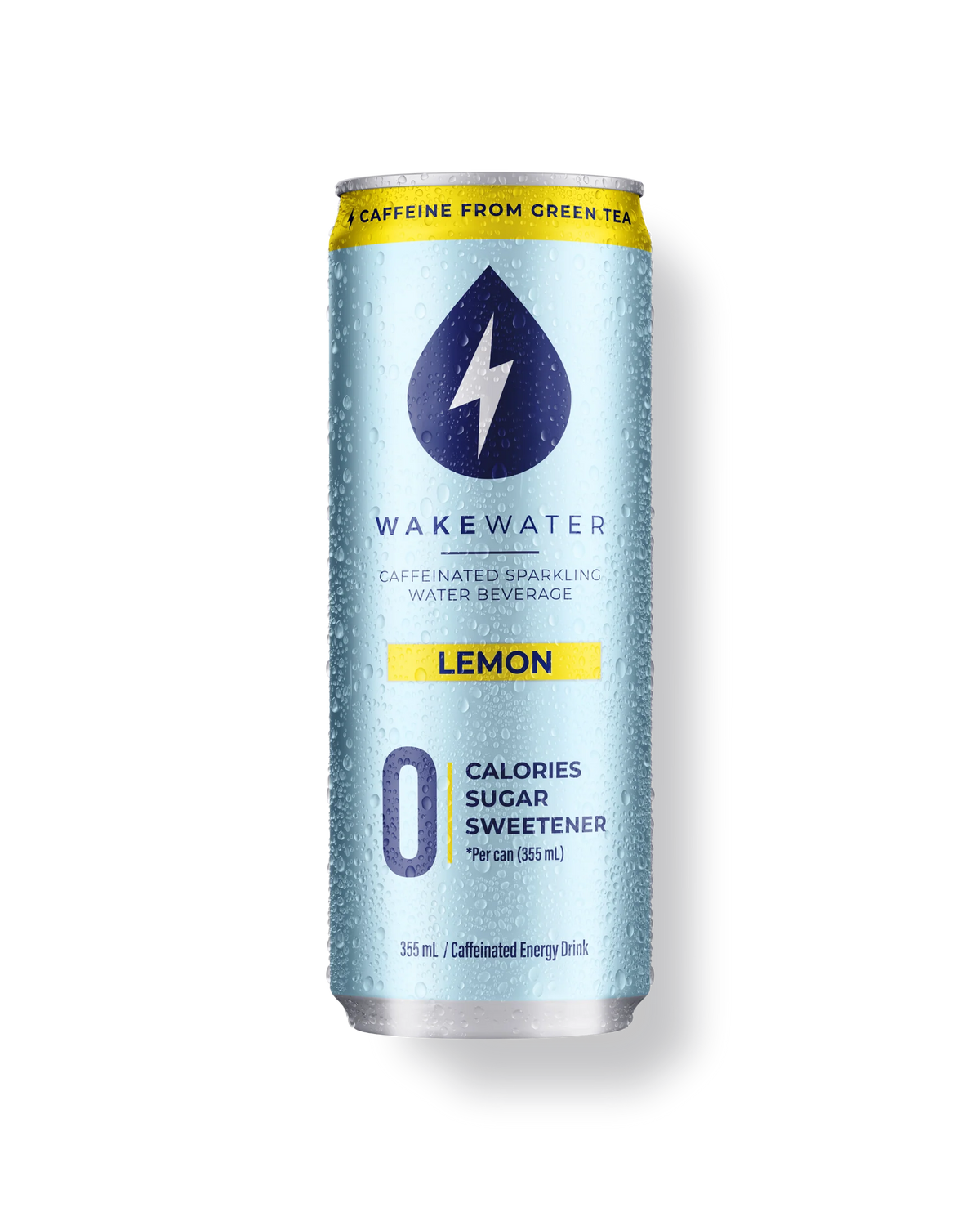 Wakewater - Caffeinated Sparkling Water - Lemon, 355 mL — Goodness Me!