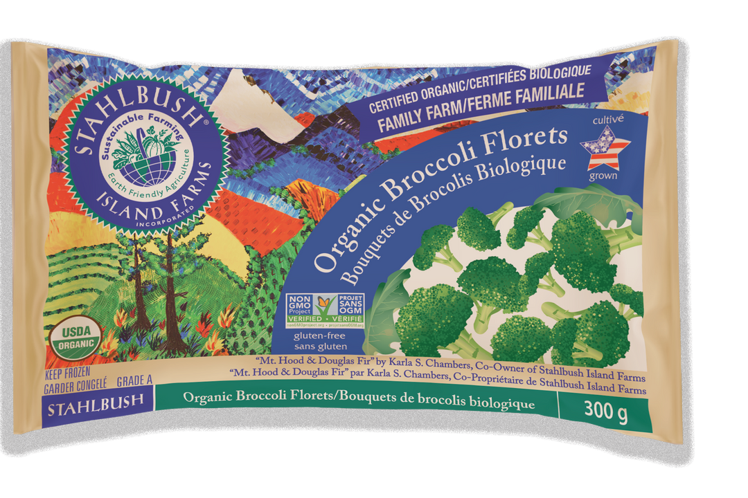 Stahlbush Island Farms - Broccoli Florets, 300 g — Goodness Me!