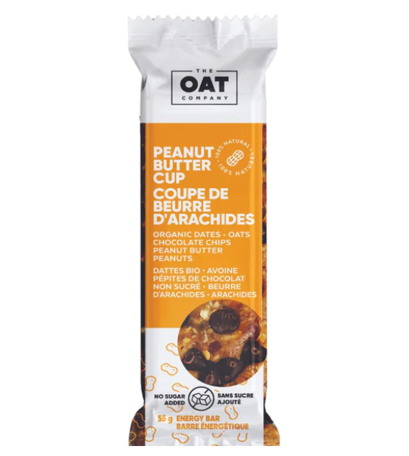 The Oat Company - Peanut Butter Cup Bar, 55 g — Goodness Me!