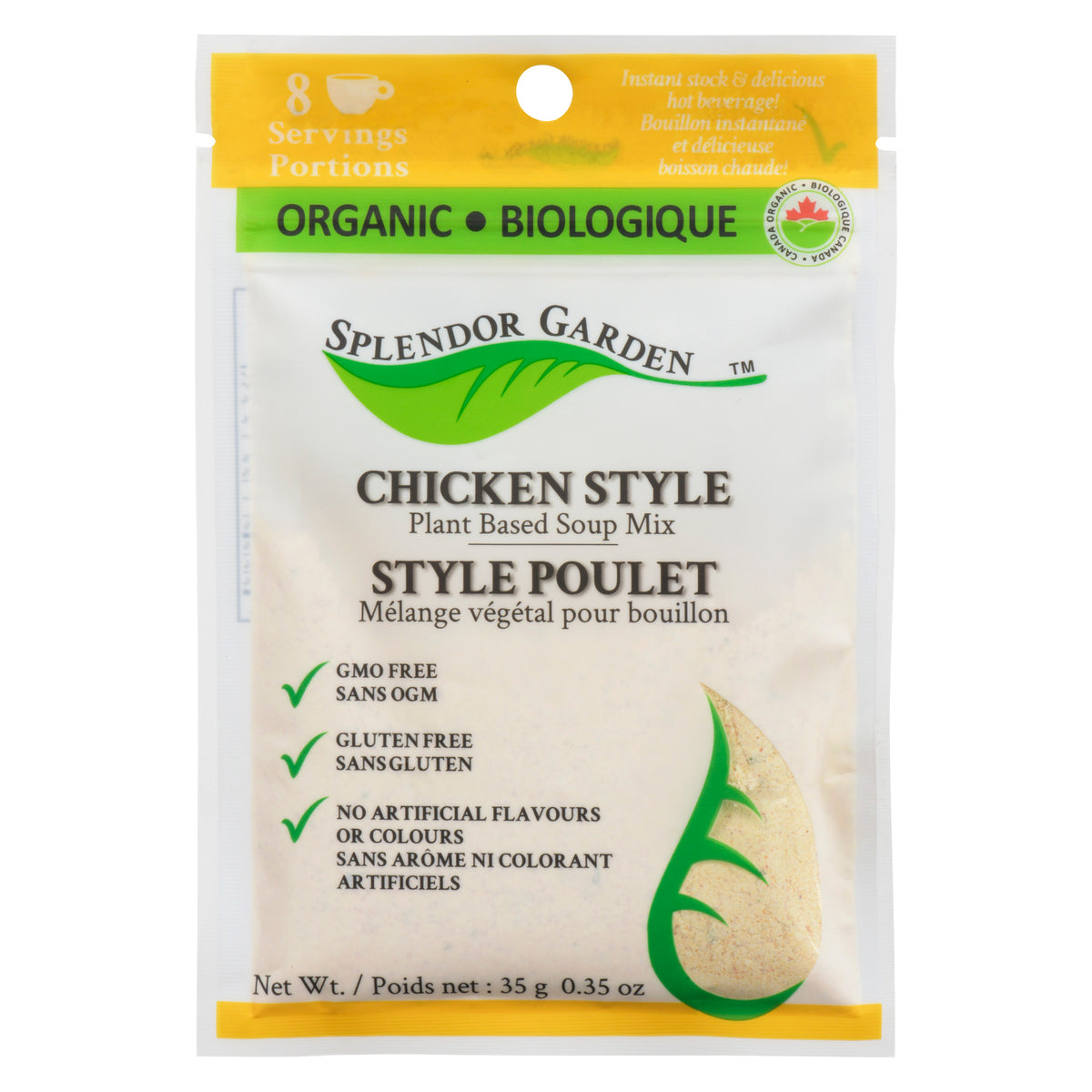 Splendor Garden - Organic Chicken Style Soup Mix, 35 g — Goodness Me!