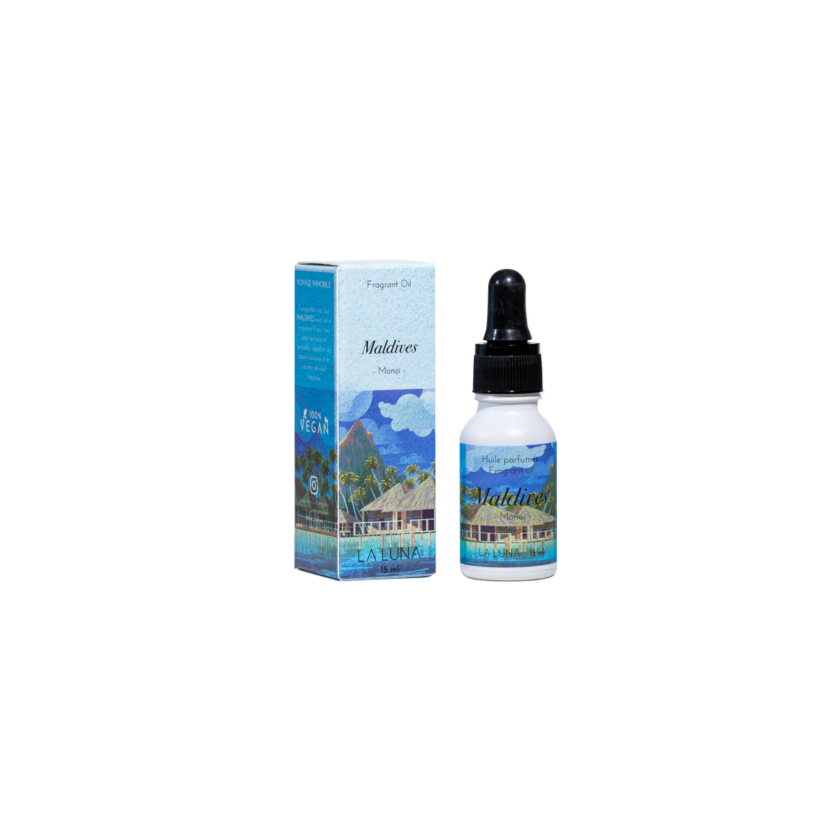 La Luna - Maldives Monoi Oil, 15 mL — Goodness Me!