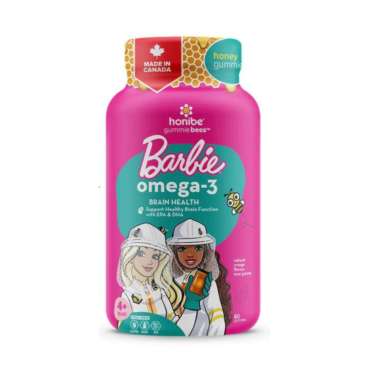 Honibe - Barbie Omega 3, 60 Gummies — Goodness Me!