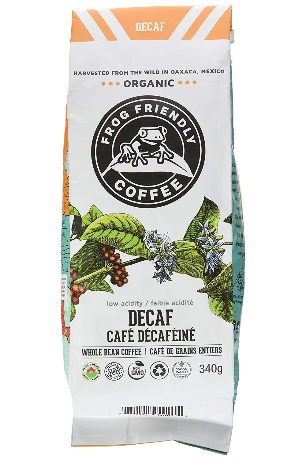 Frog Friendly Coffee - Wild Whole Decaf Roast, 340 g — Goodness Me!