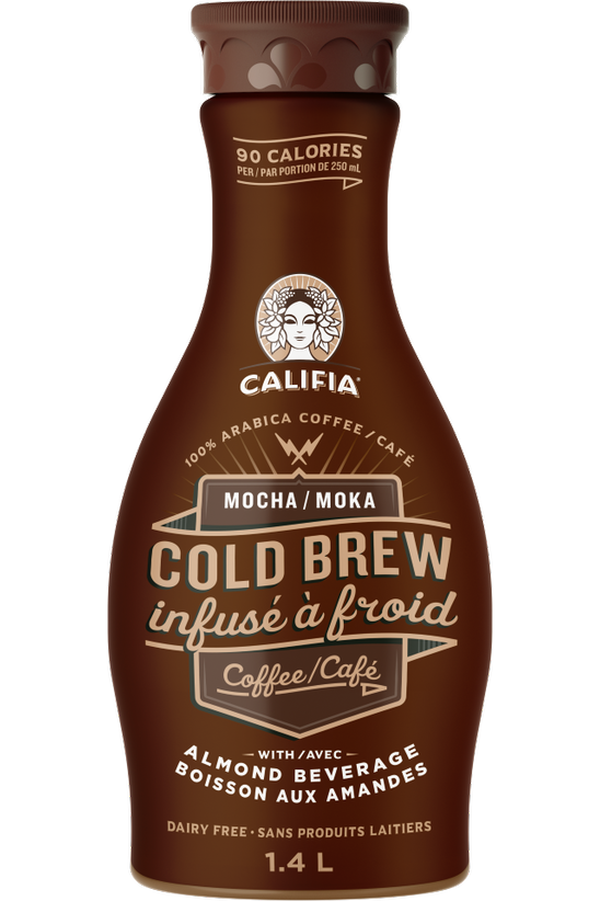 Califia Farms - Mocha Cold Brew Coffee with Almond MIlk, 1.47 L ...