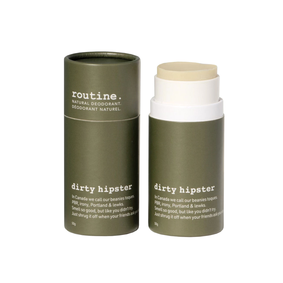 Routine Natural Deodorant - Deodorant Stick - Dirty Hipster, 50 g ...