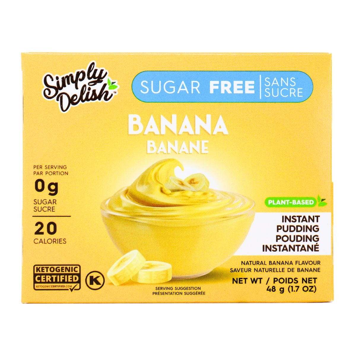 Simply Delish - Pudding - Banana, 48 g — Goodness Me!