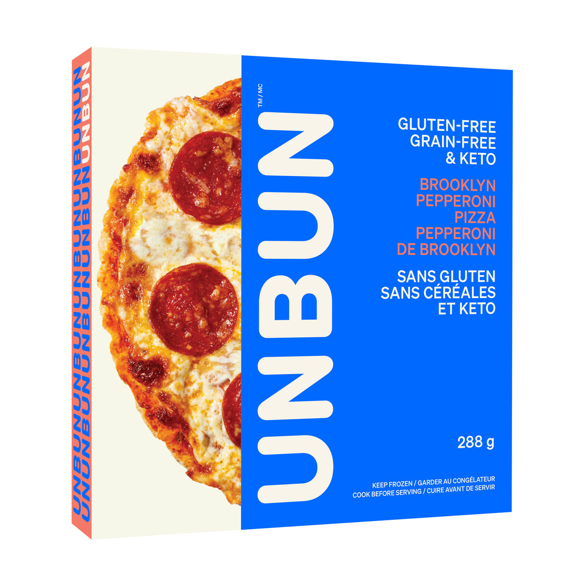 Unbun - UnPizza, Brooklyn Pepperoni, 288 g — Goodness Me!