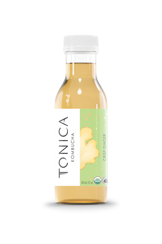 Tonica - Ginger Rapture Kombucha, 355 mL — Goodness Me!