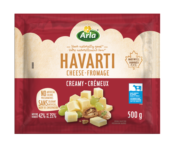 Arla - Castello Creamy Havarti Cheese, 500g — Goodness Me!