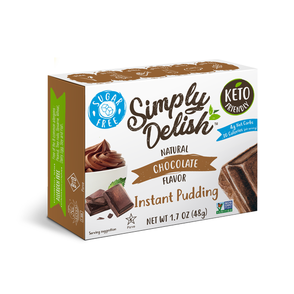 Simply Delish - Instant Pudding, Chocolate, 48 g — Goodness Me!