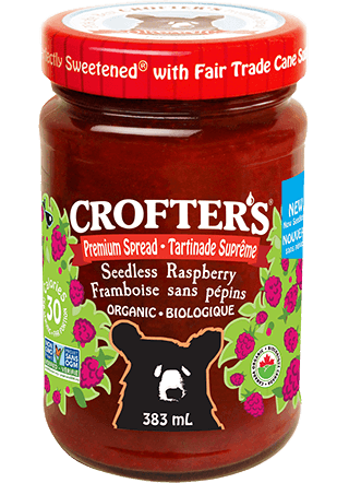 Crofter's Food Ltd - Organic Raspberry Spread, 383 mL — Goodness Me!
