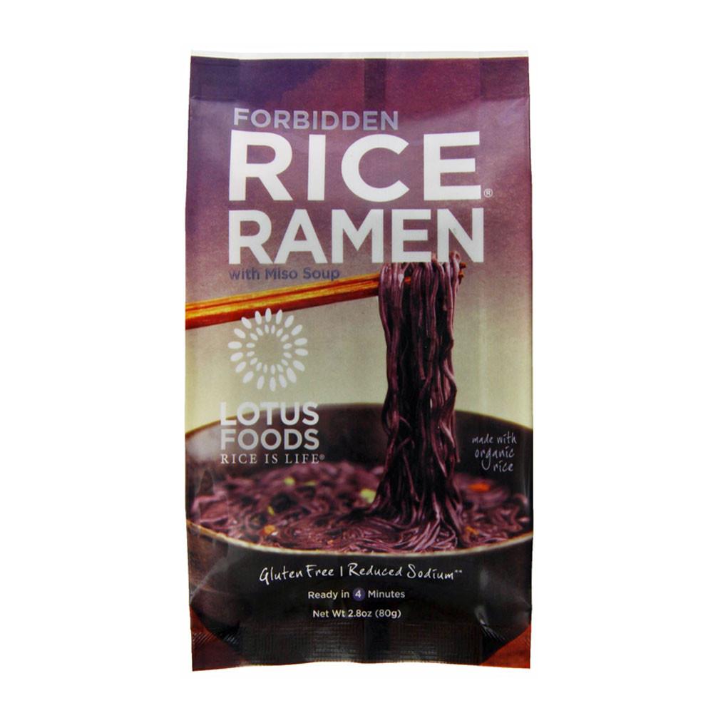Lotus Rice - Forbidden Rice® Ramen - Black Rice, 80 g — Goodness Me!