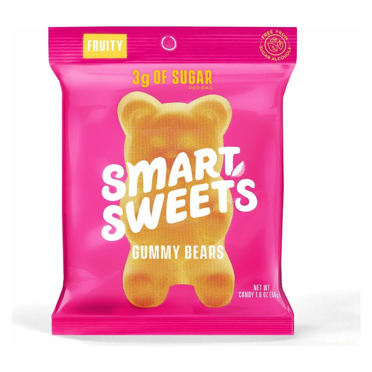 home all smart sweets fruity low sugar gummy bears 50g