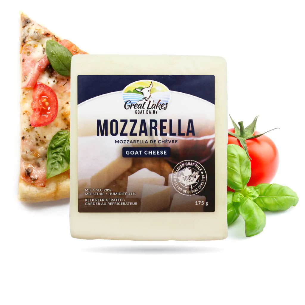 Great Lakes Goat Dairy - Mozzarella Goat Cheese, 175 g — Goodness Me!