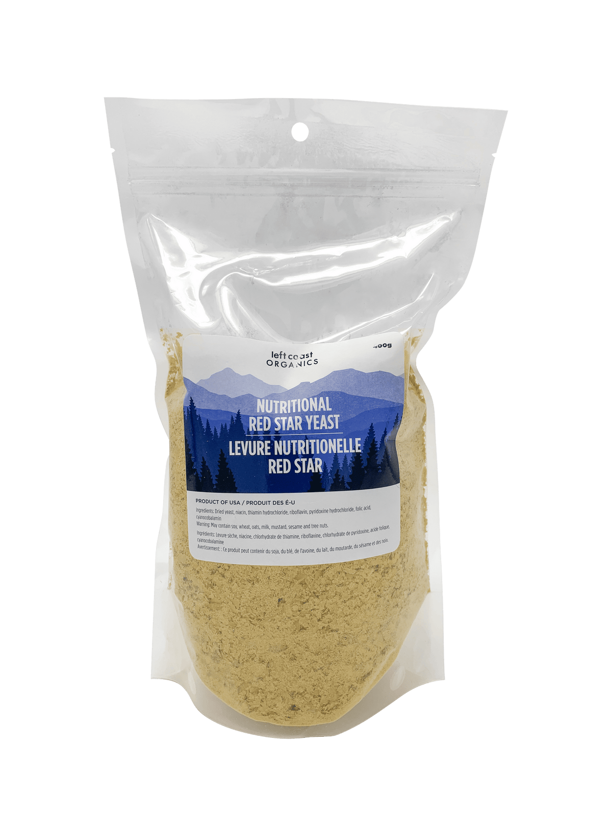 Left Coast Organics - Nutritional Yeast, 400g — Goodness Me!