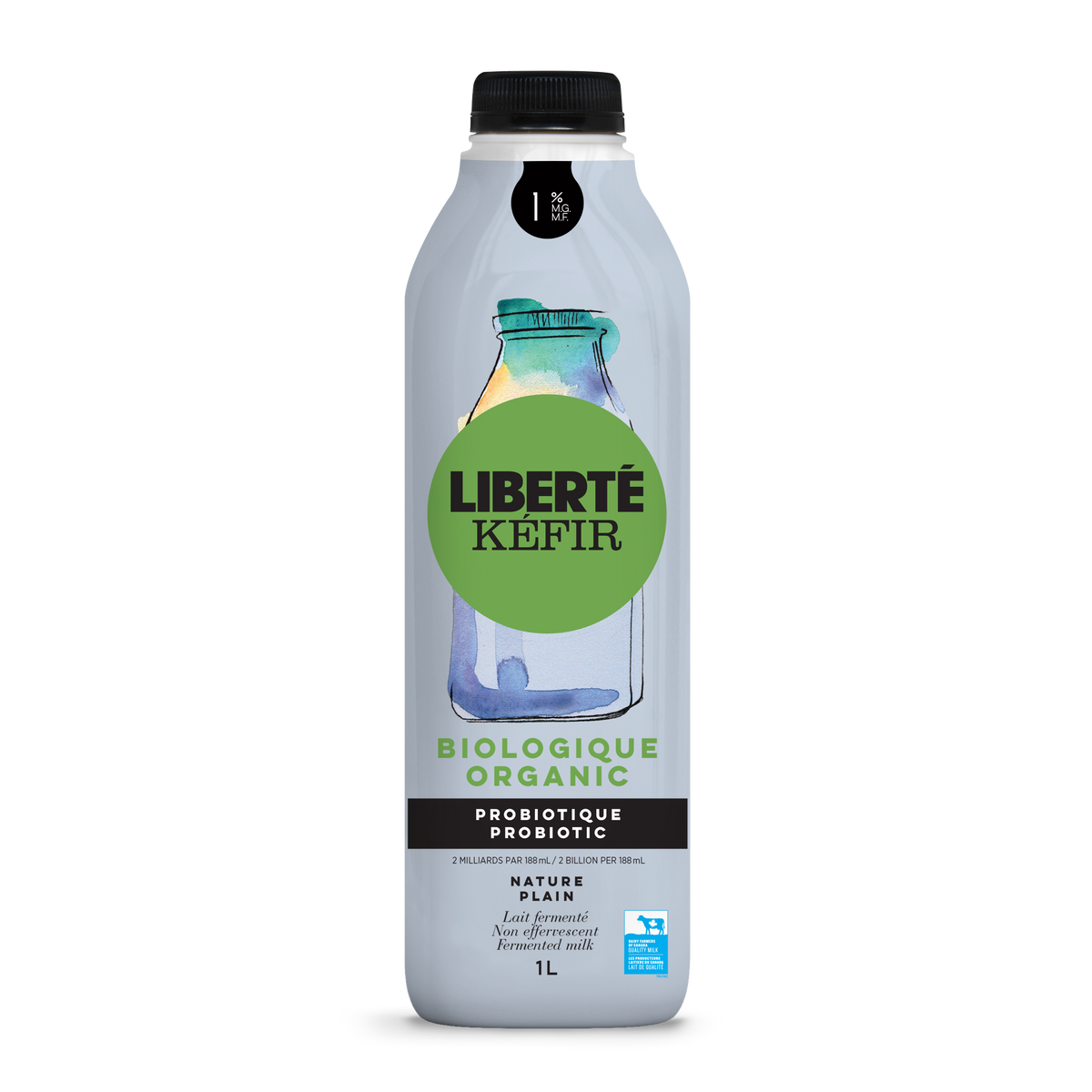 Liberté - Organic Kefir 1% Plain, 1 L — Goodness Me!