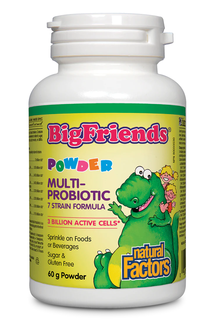 Natural Factors - Kids Powder Multi-Probiotic, 60g — Goodness Me!