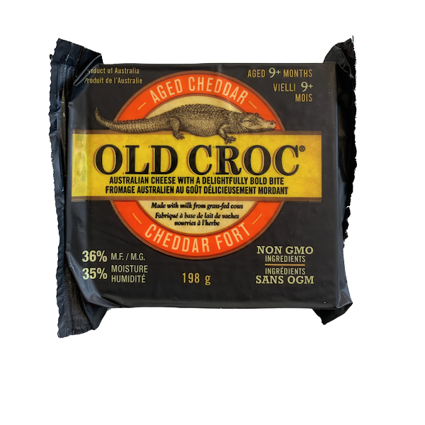 Old Croc - Aged Cheddar, 198 g — Goodness Me!
