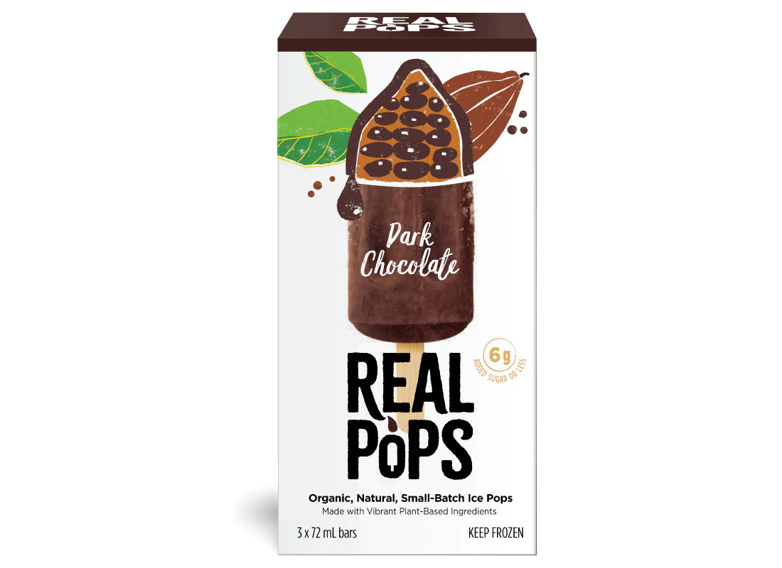 Real Pops - Dark Chocolate, 3x72 mL — Goodness Me!
