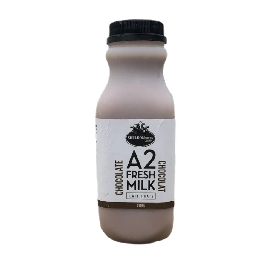 Sheldon Creek Dairy - A2 Fresh Chocolate Milk, 350 mL — Goodness Me!