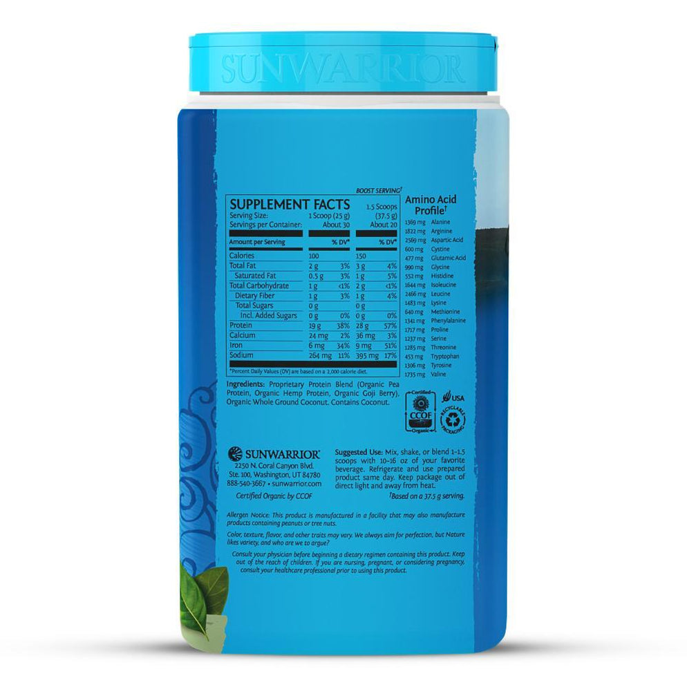 Sun Warrior - Warrior Protein Blend (natural), 750g — Goodness Me!