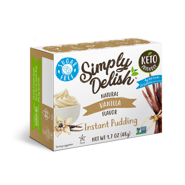 Simply Delish - Instant Pudding, Vanilla, 44 g — Goodness Me!